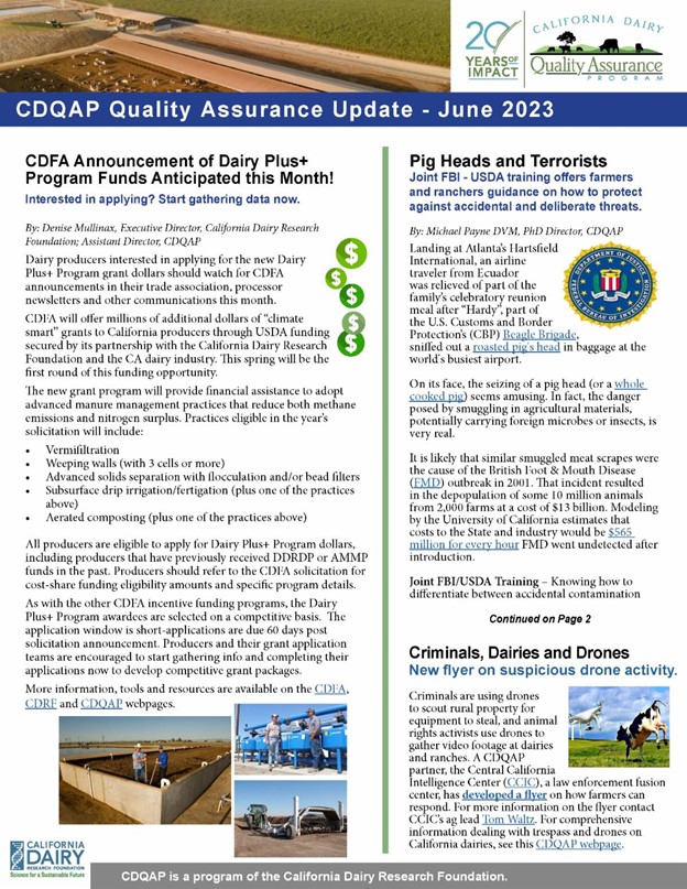 USDA Federal Order Hearing Action Plan, Action Alert: Made in USA ...