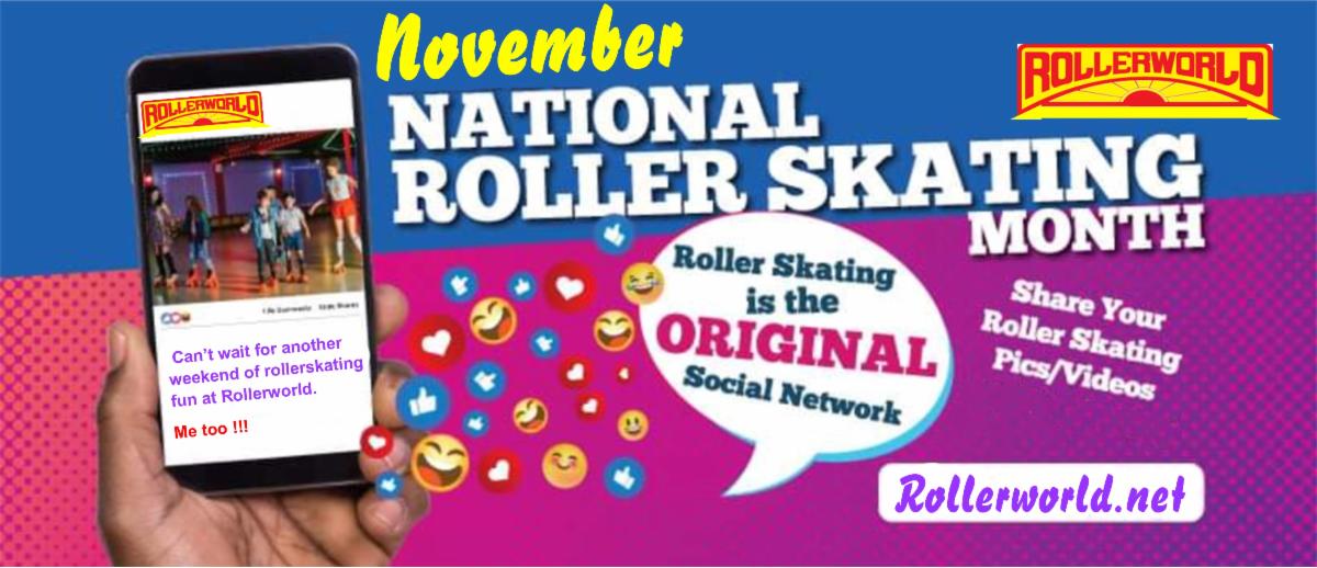 2022 Rollerworld's National Rollerskating Month is here.