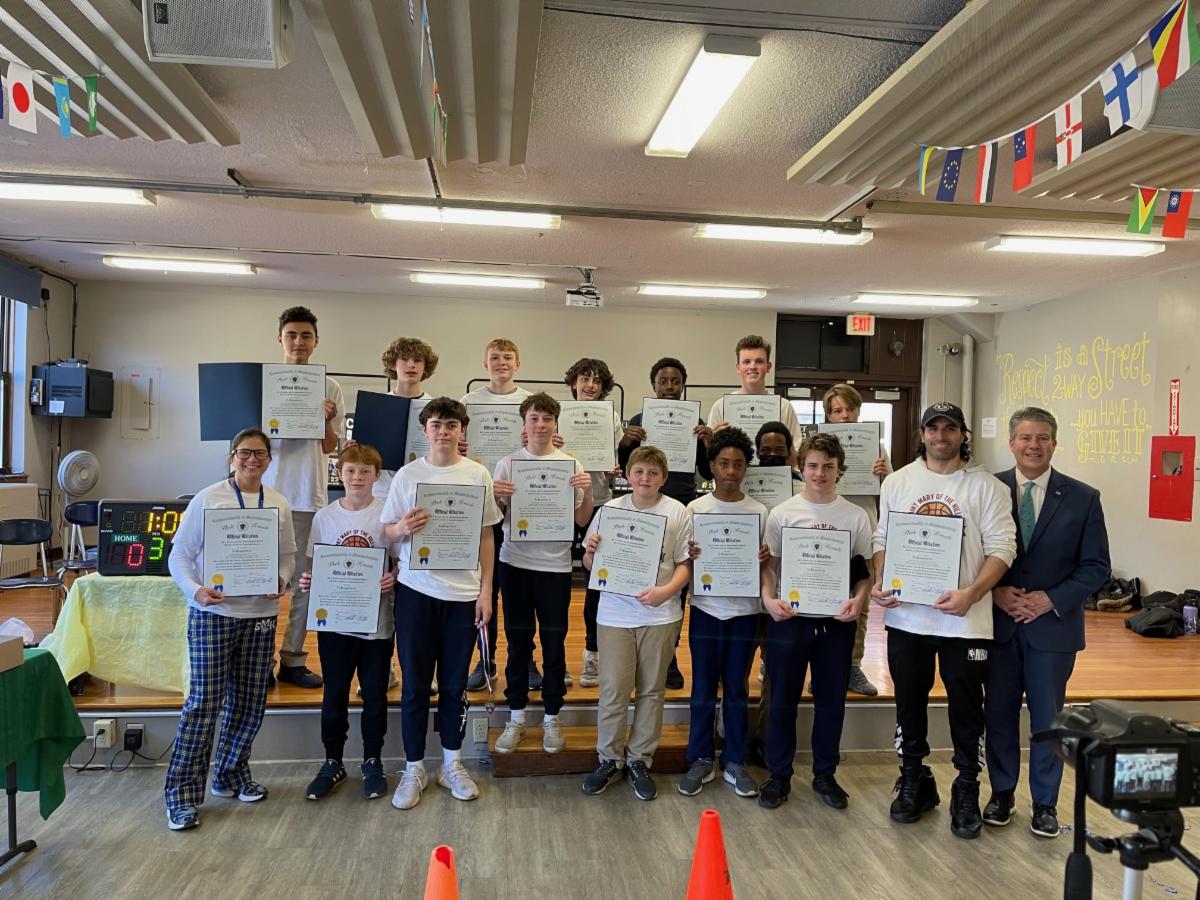 St. Mary's Saints CYO Boys Basketball SSPSL & RCAB Champions