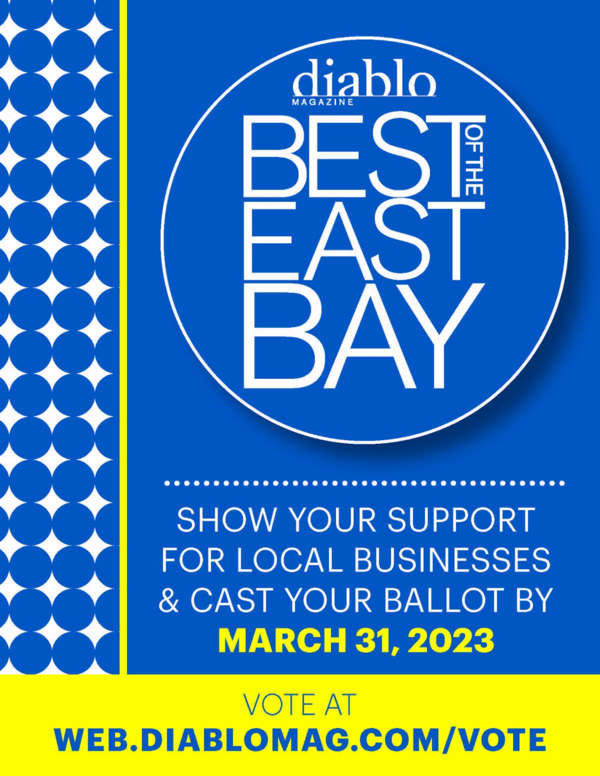 We'd Love Your Vote for Best of the East Bay!