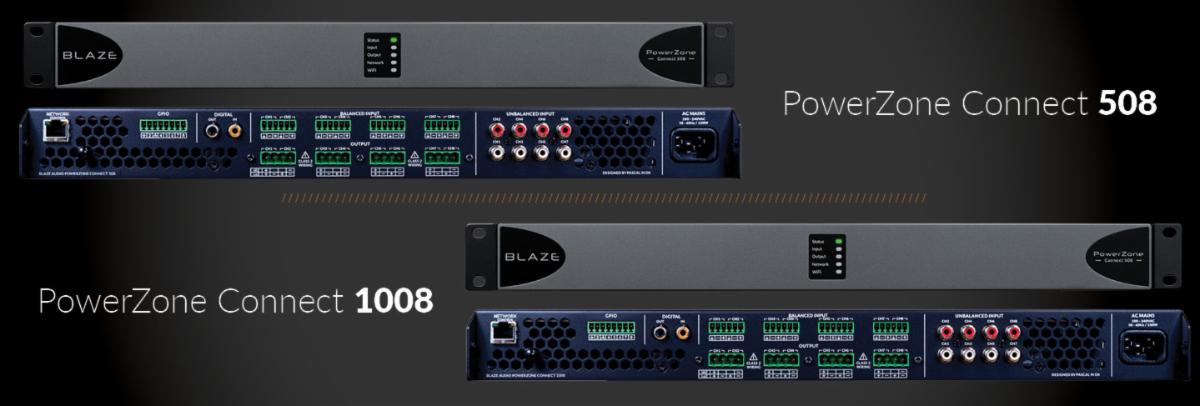 Blaze Audio 8-channel PowerZone Connect Amplifiers