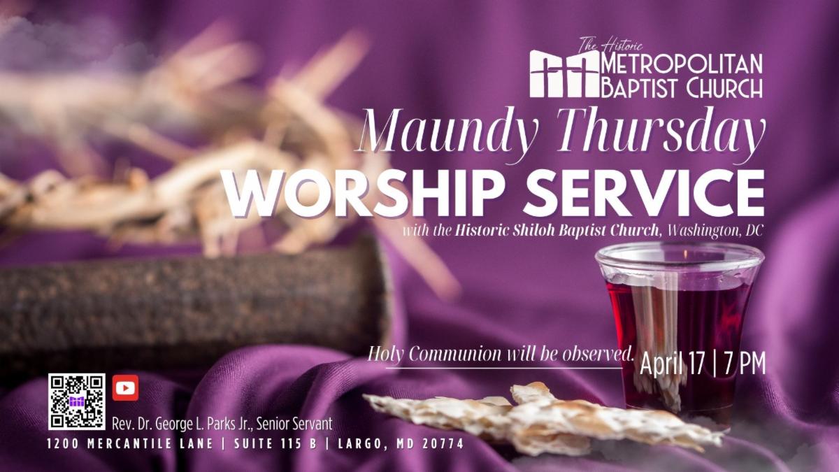 Maundy Thursday Reflection
