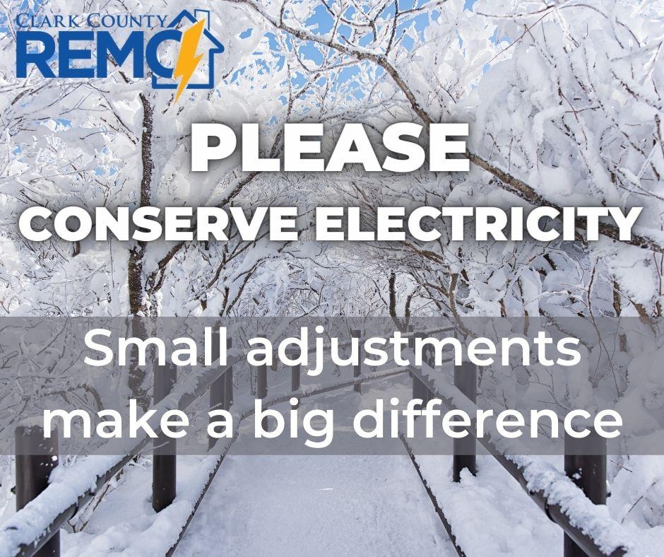 Please Conserve Electricity