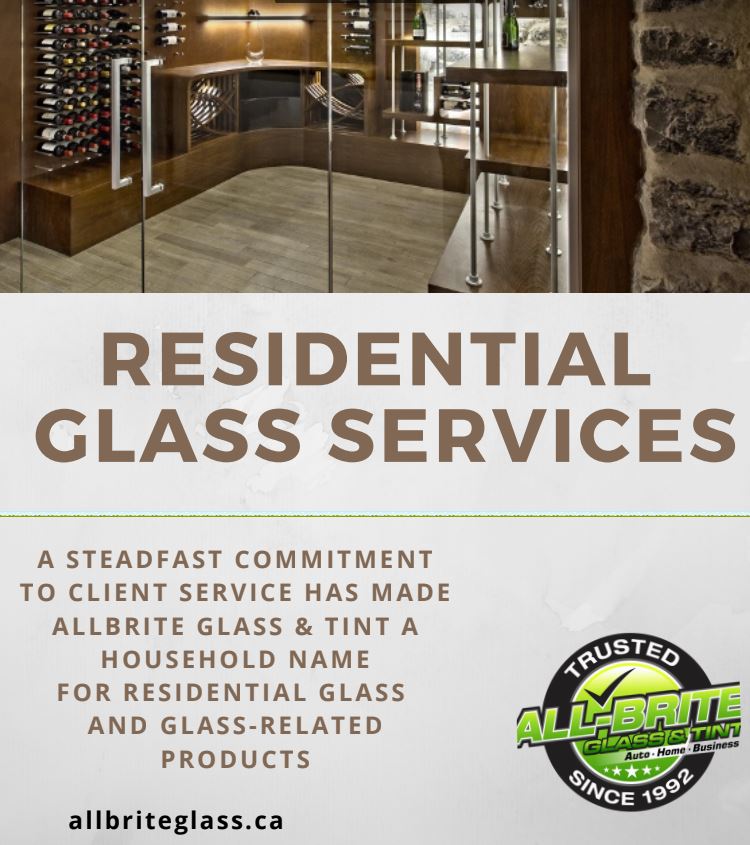 We do residential and commercial glass repair and installs too!