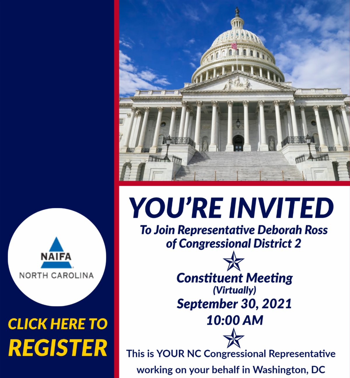 Special Invitation - Meet With YOUR Congressional Representative ...