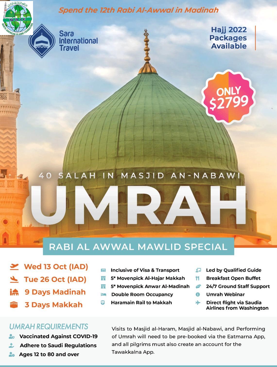 NAIFCENTER Moving Forward - Hajj and Umrah Groups