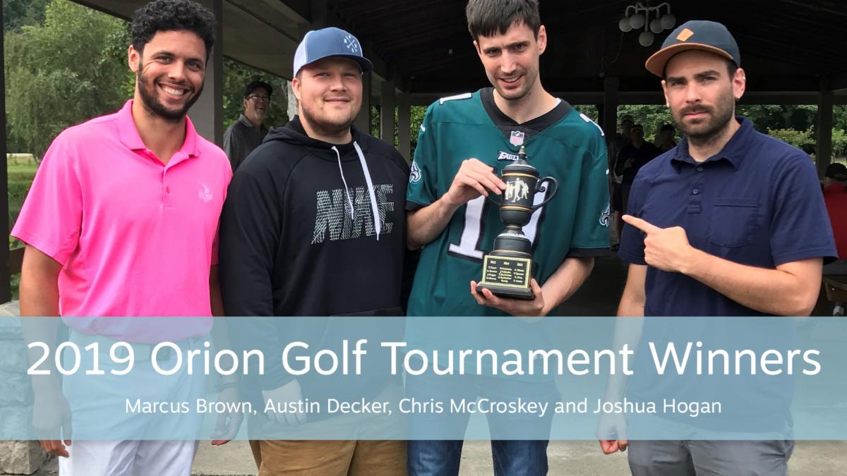 Pictured left to right: Marcus Brown, Austin Decker, Chris McCroskey ...