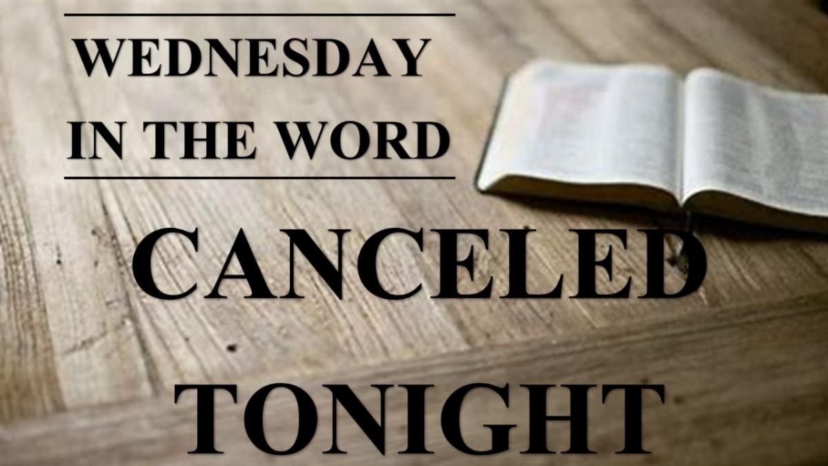 Important Bible Study Update for TONIGHT