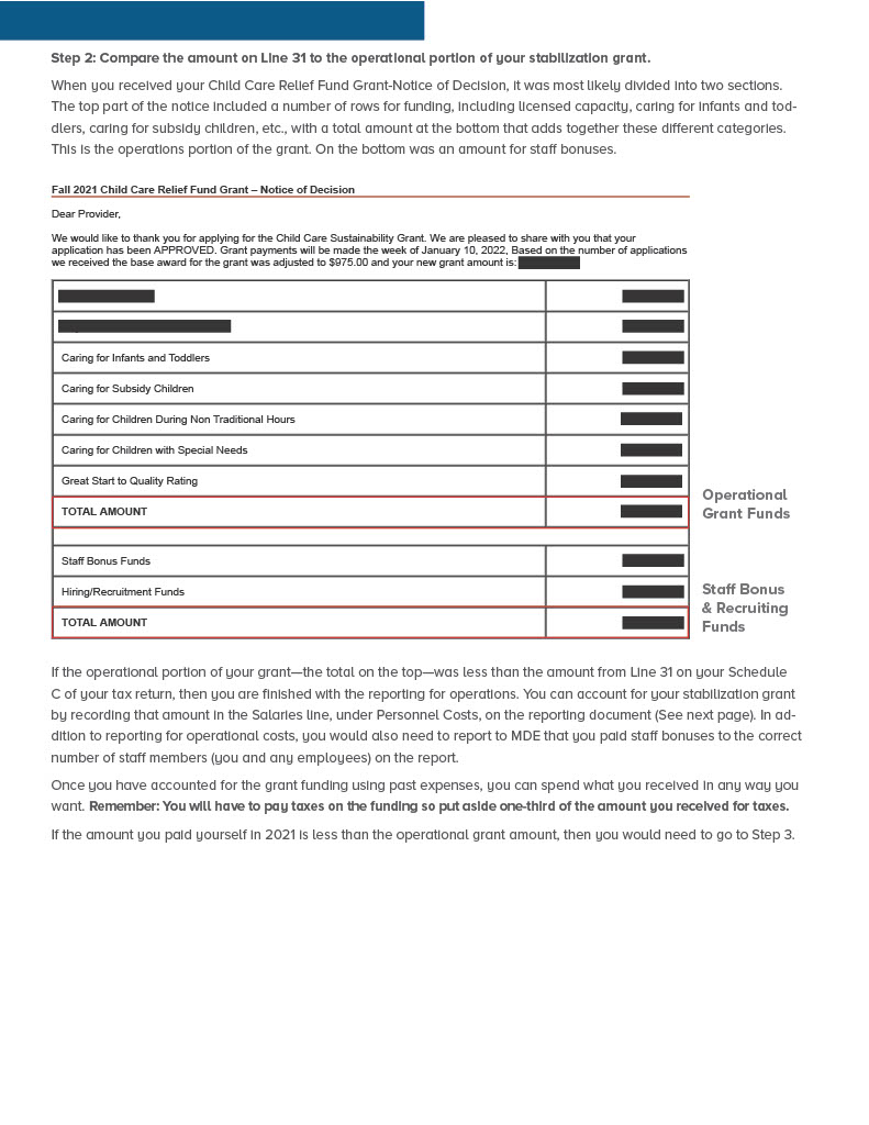 New! Reporting Resource for the Stabilization Grant!