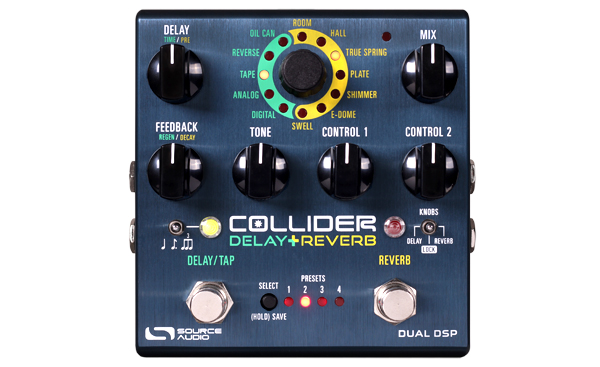 Source Audio Introduces The Collider Delay+Reverb - Effects - Harmony ...