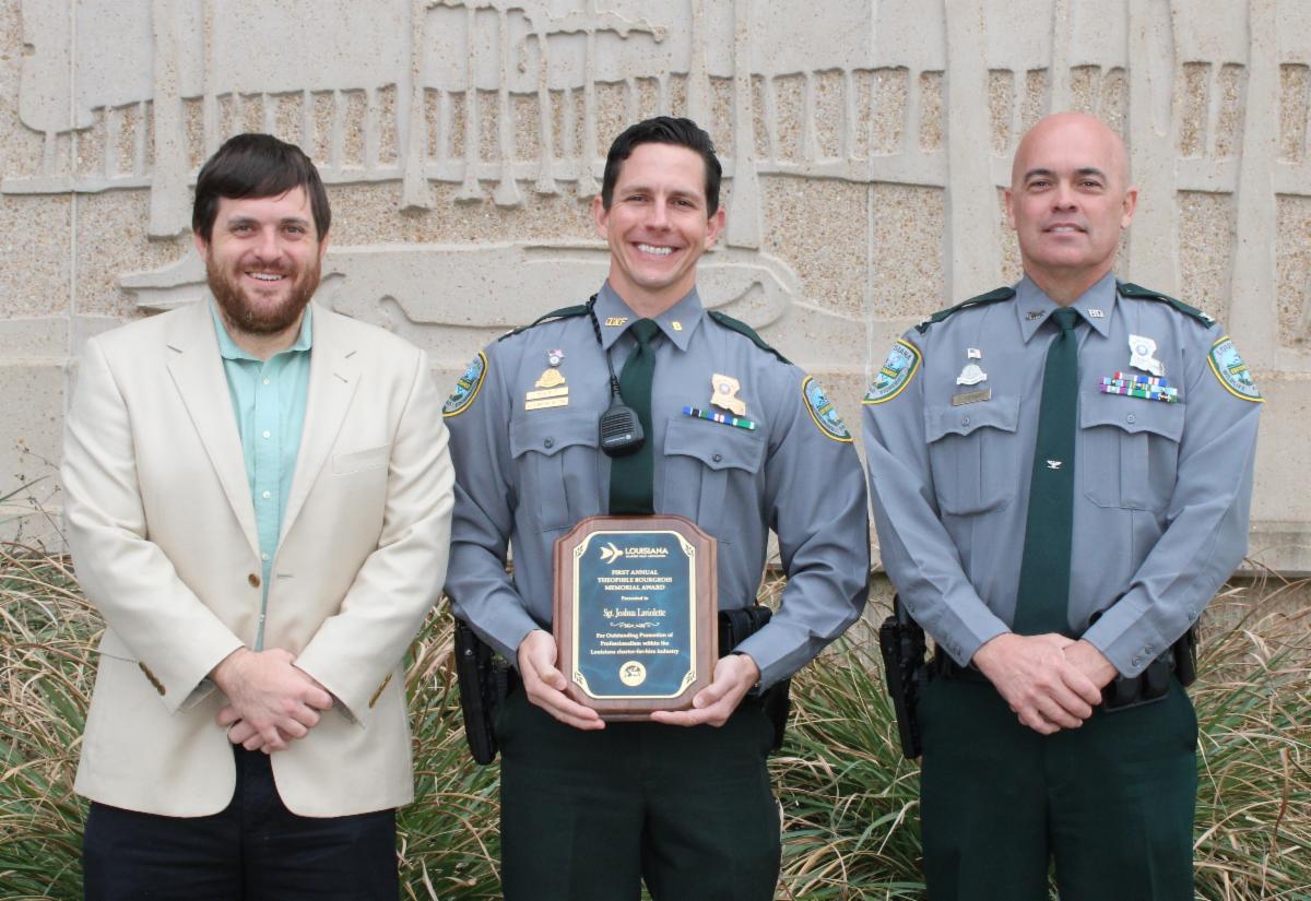 LCBA Presents Inaugural Theophile Bourgeois Memorial Award to Sgt ...