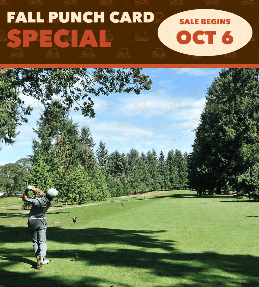 Fall Punch Card Special Sale begins today