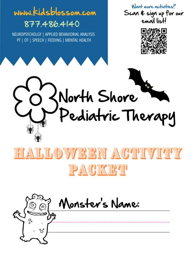 Download our FREE Halloween activity packet!