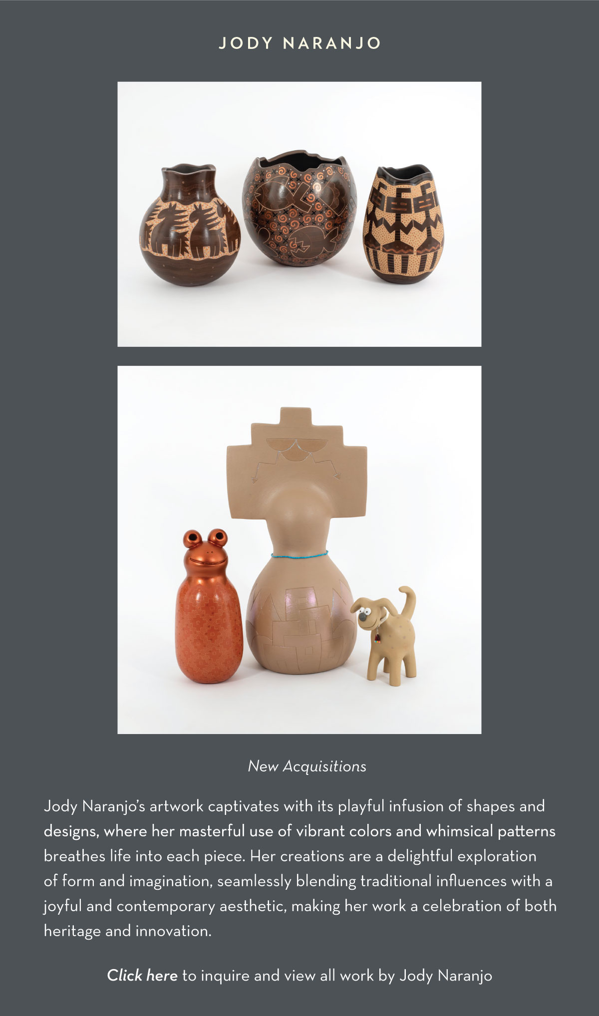 Jody Naranjo Pottery
