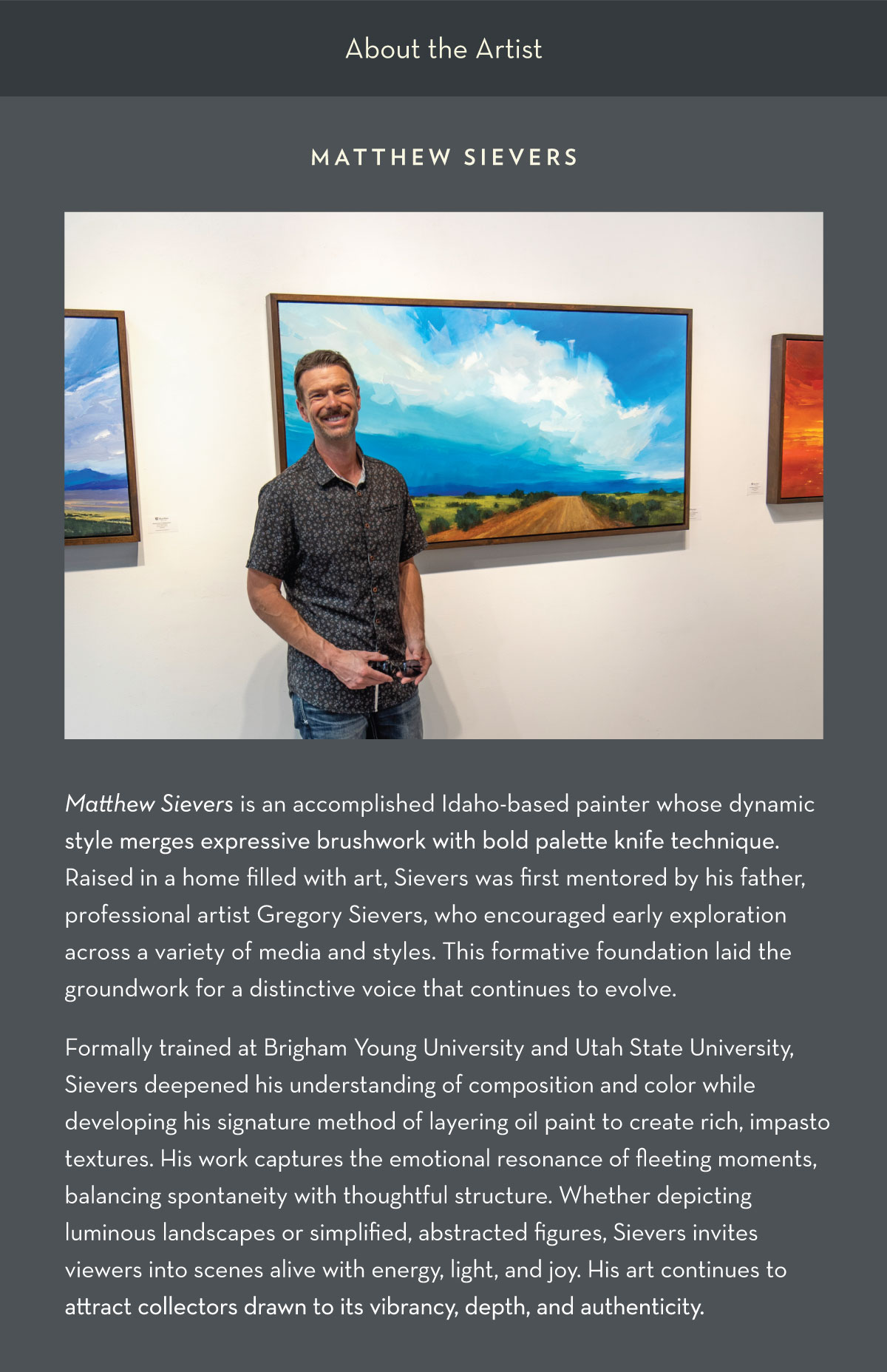Matthew Sievers: The Memory of Moments