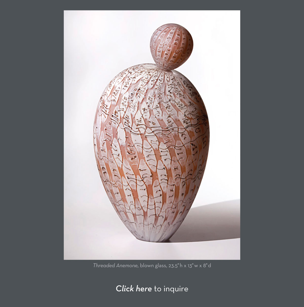 Nancy Callan Glass Sculpture
