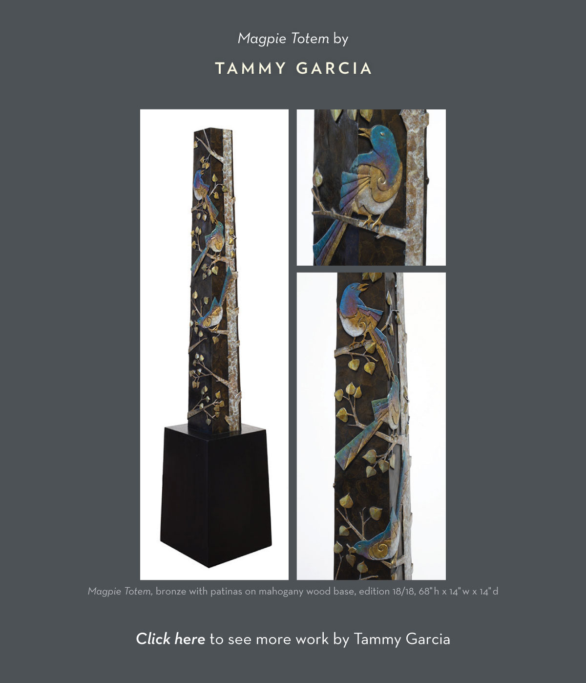 Magpie Totem by Tammy Garcia