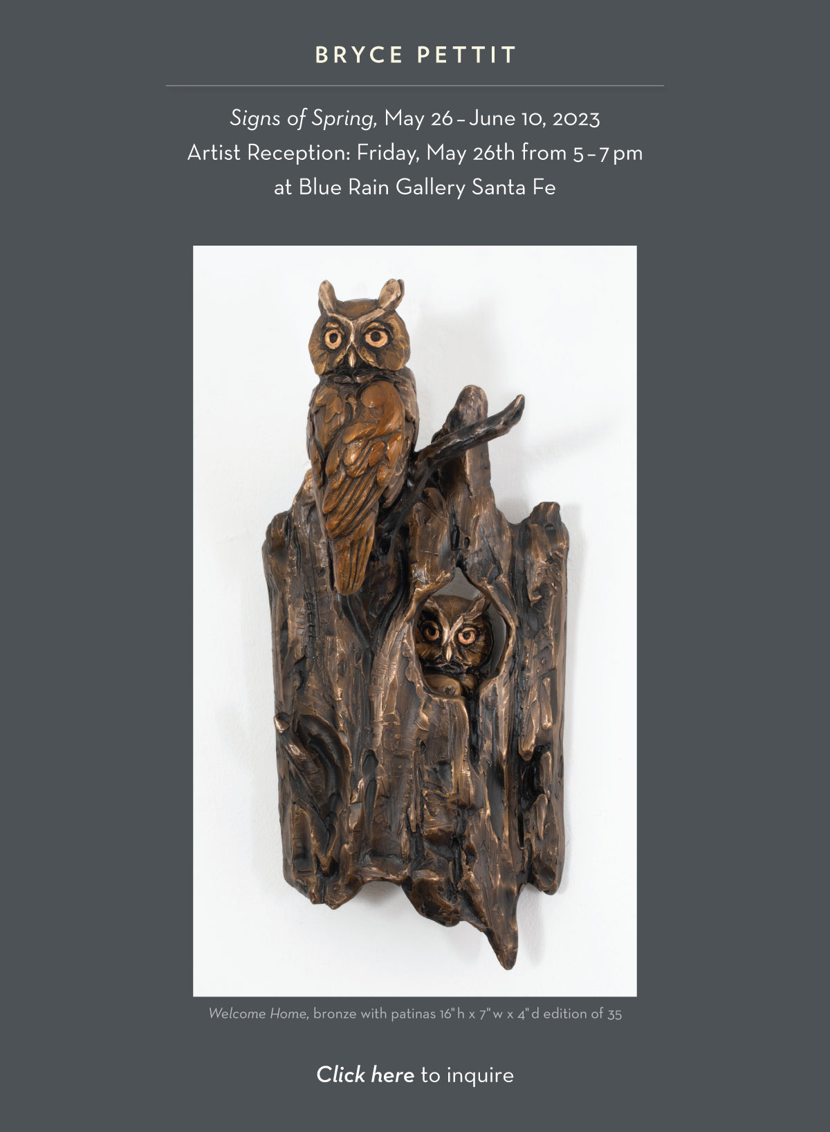 Bryce Pettit: SIGNS OF SPRING