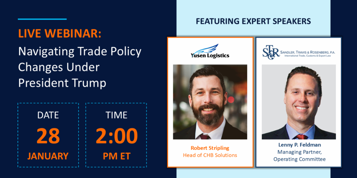 Live Webinar: Navigating Trade Policy Changes Under President Trump