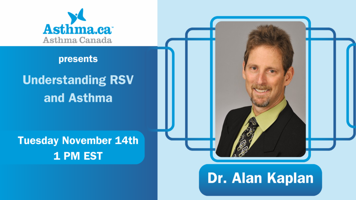 Sign up for our upcoming webinar on RSV and Asthma, Nov. 14th