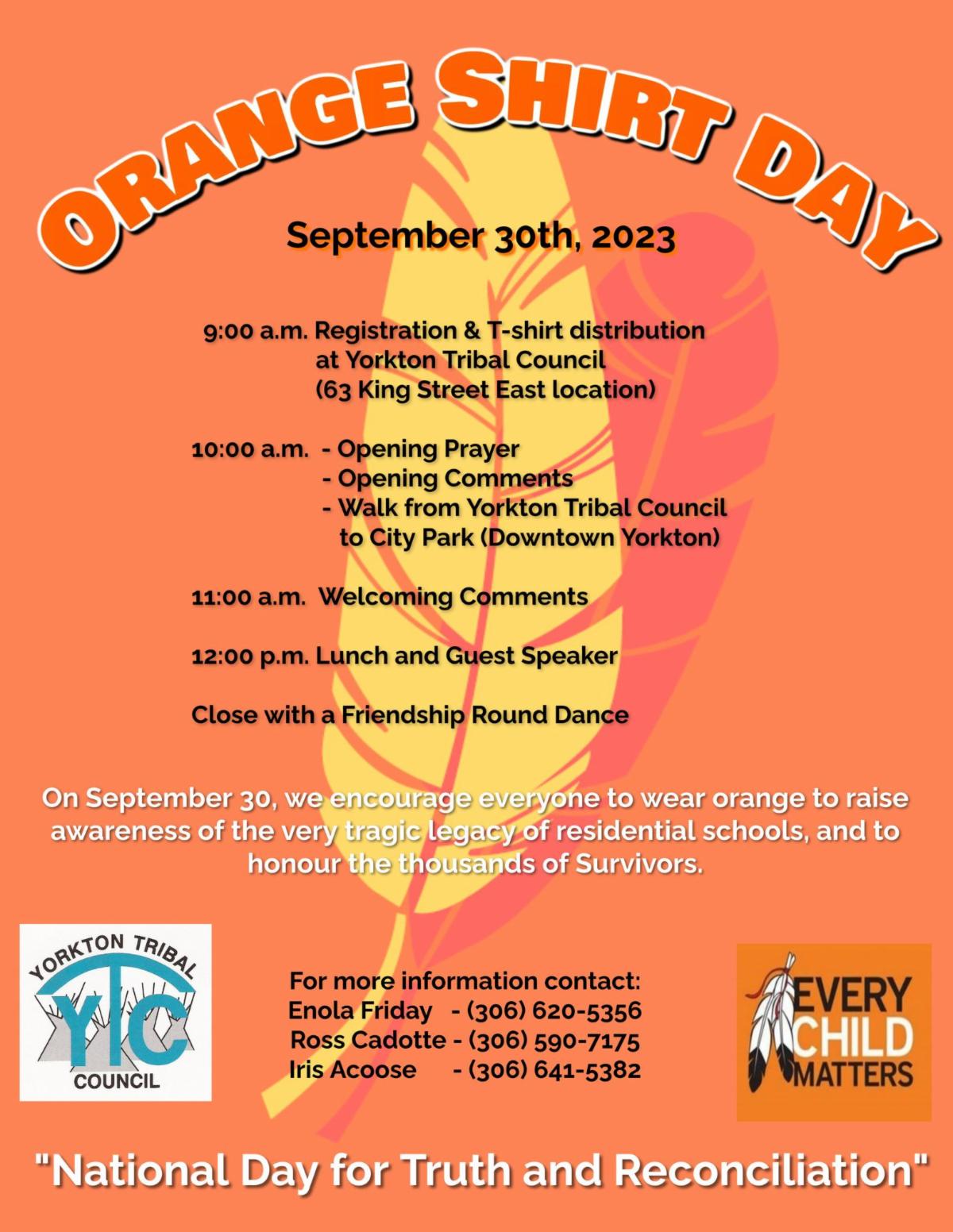Honouring Orange Shirt Day - September 30 | SCC Toolkit