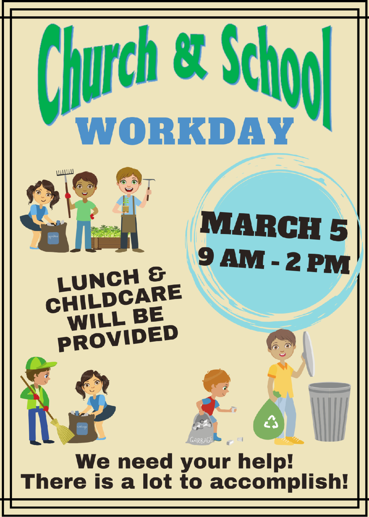 Church/School Workday