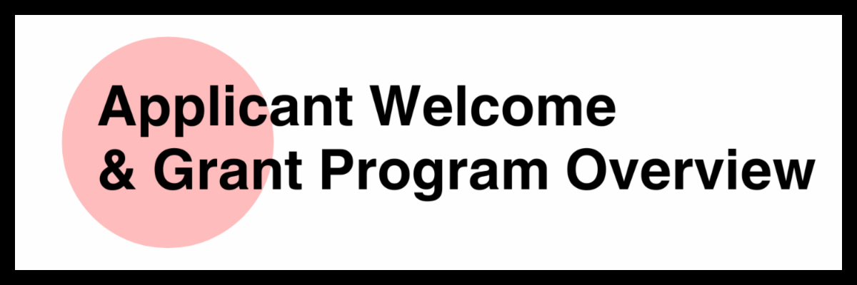 FY25 Grant Application Assistance Videos Now Available