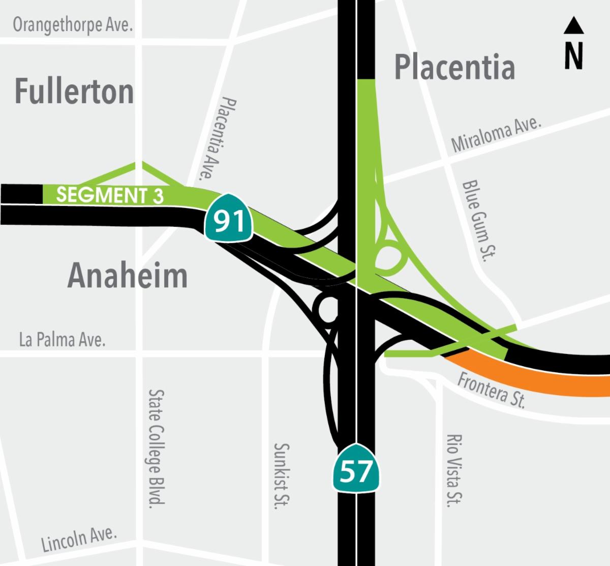 Construction Alert - SR-91 (SR-57 to SR-55) Improvement Project