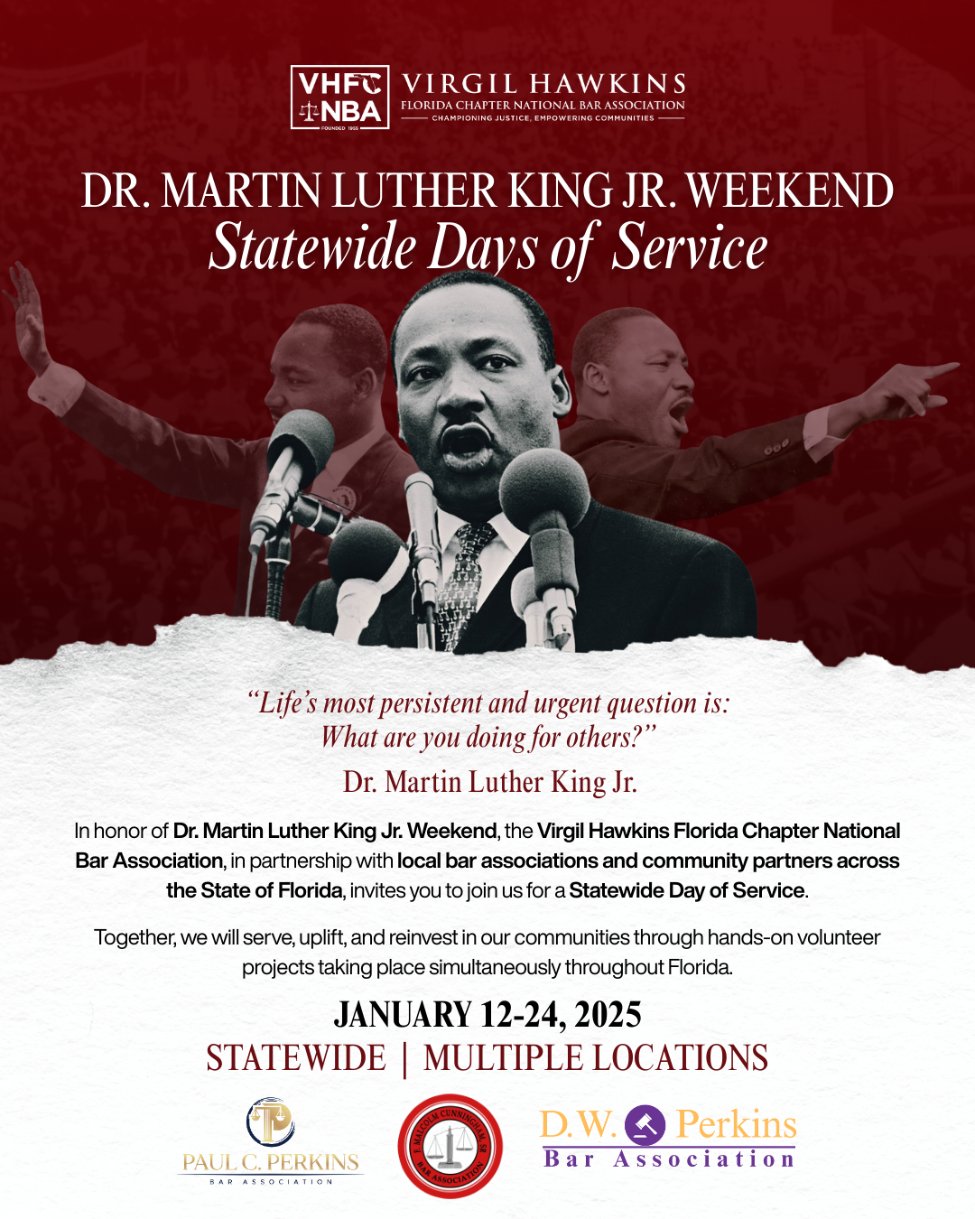 VHFCNBA Weekly | MLK Days of Service | Join us for a Day at the Capitol ...