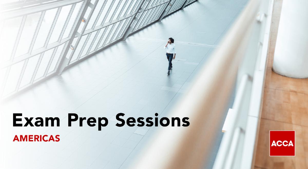 ACCA Americas Exam Prep Session Registration Listing