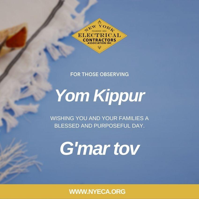 Reflect, Repent, Renew: Yom Kippur Greetings from NYECA