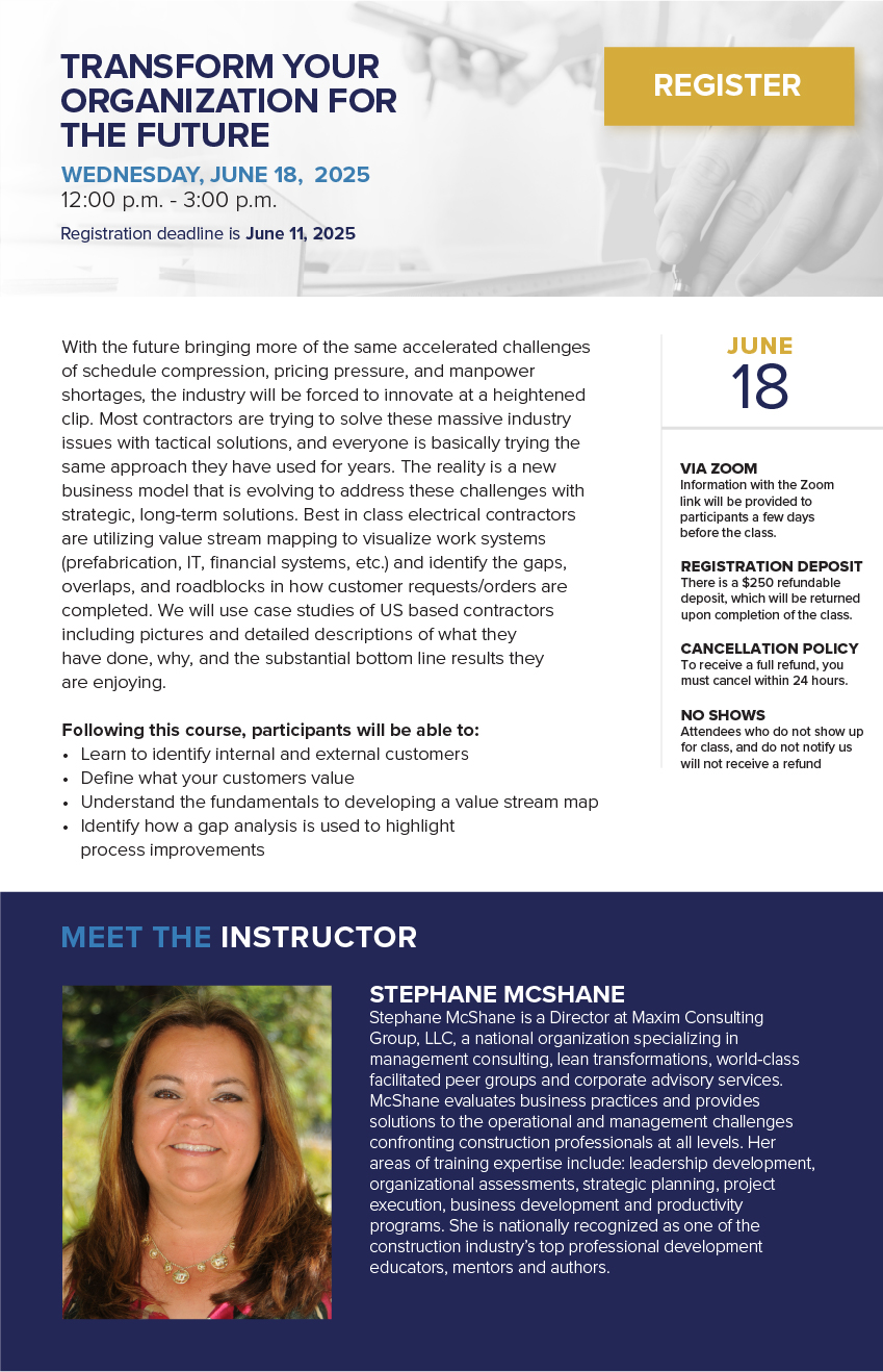 Reminder: NYECA Education: Transform Your Organization for for the Future | June 18, 2025 | 12PM ...