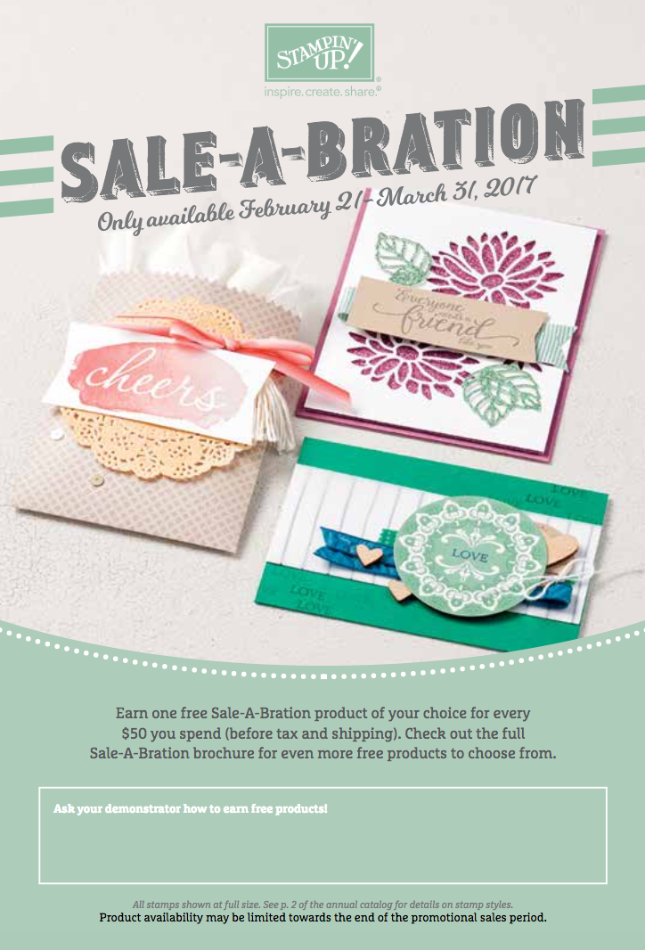 GET Sale-A-Bration Items before they are GONE!