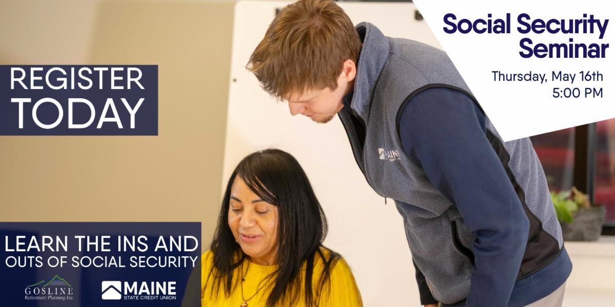 Thursday May 16th | Social Security Seminar