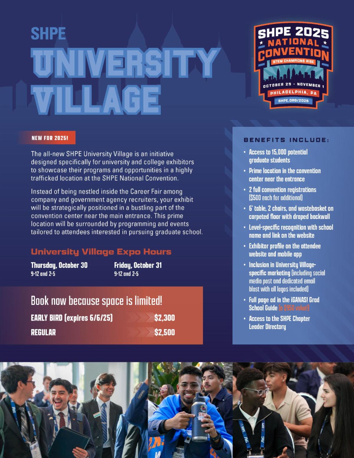 Exhibit at the SHPE University Village 📚