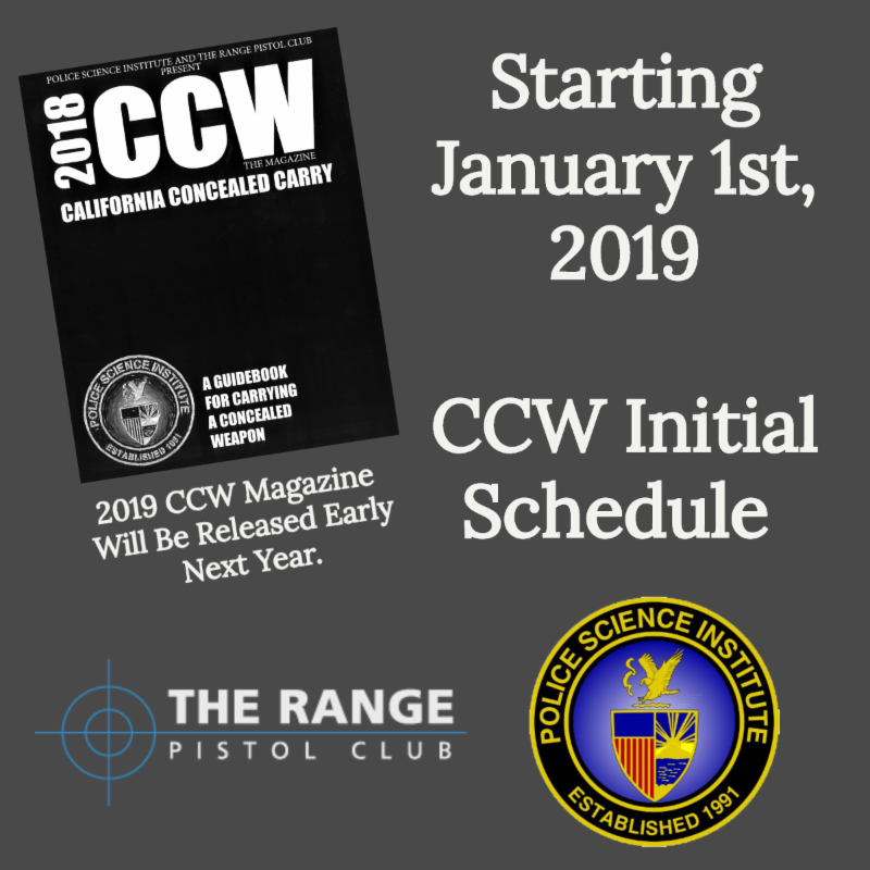 Changes To CCW Classes, New Laws, and Many More Updates.