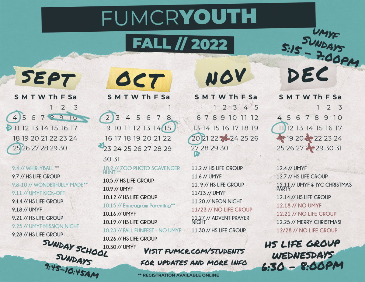 Youth Newsletter - September