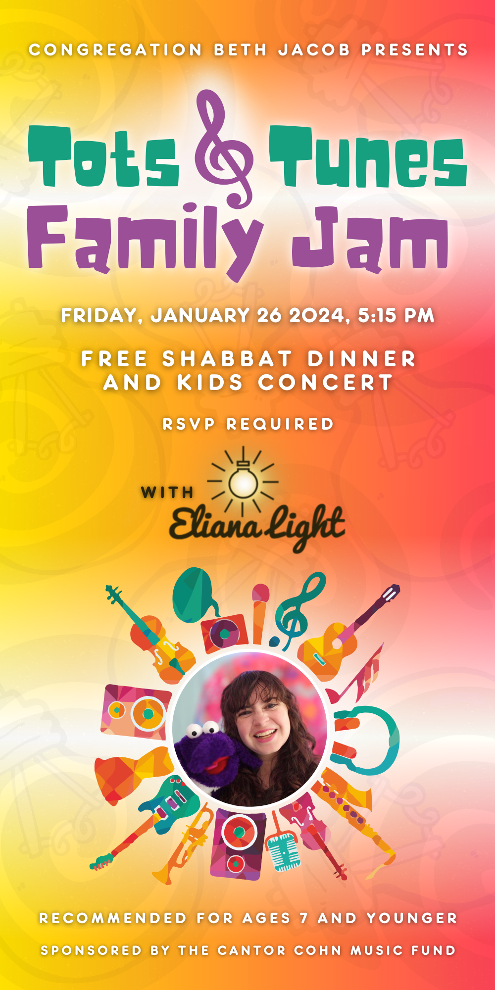 Tots & Tunes Family Jam with Eliana Light