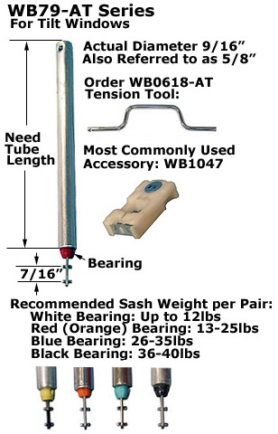 Special on Window Tube Balances