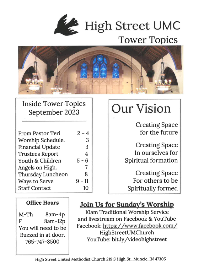 September Tower Topics