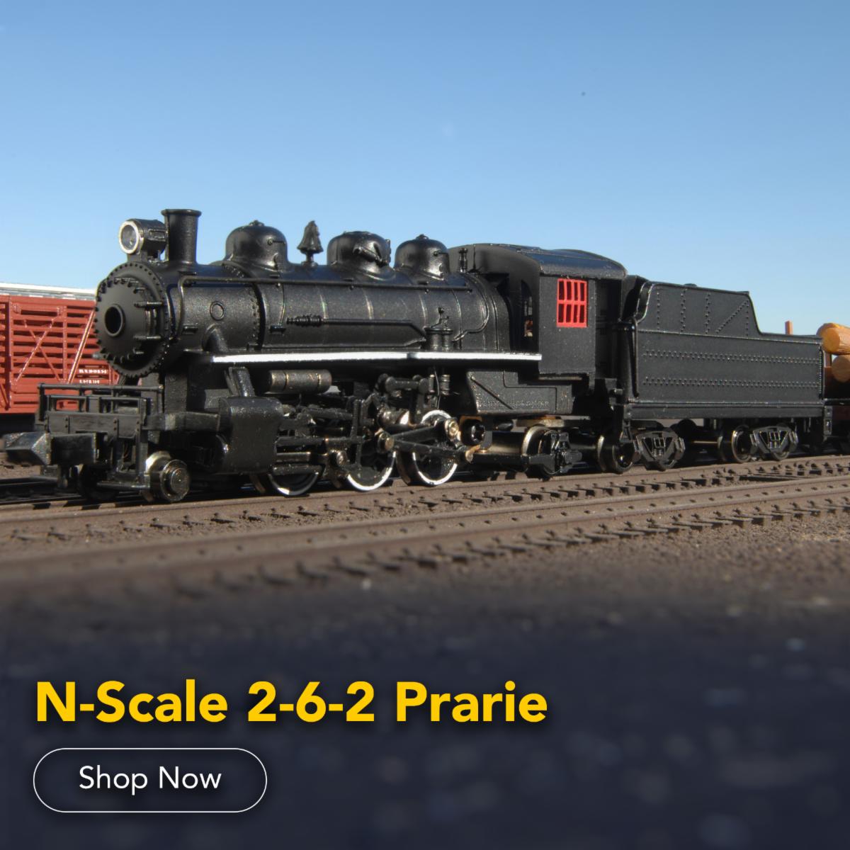 Just Arrived: Prairie 2-6-0 Steam Locomotive