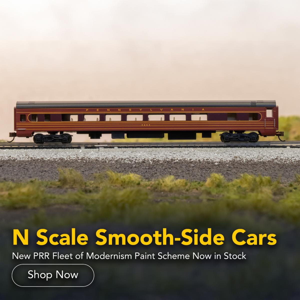 New N Scale Fleet Of Modernism Passenger Cars
