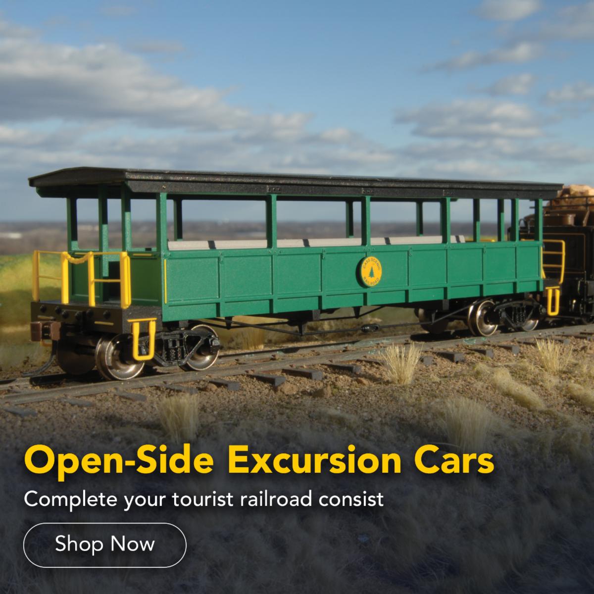 New HO Scale Excursion Cars