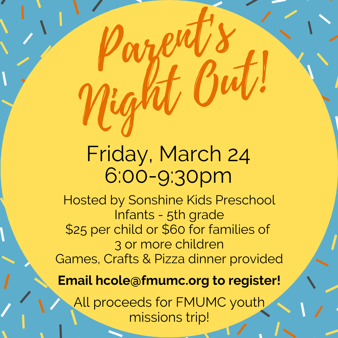 Monthly Children's Ministry Newsletter