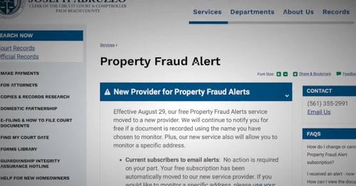 Clerk Report - Don't Miss! Online Certified Copies, Property Fraud ...
