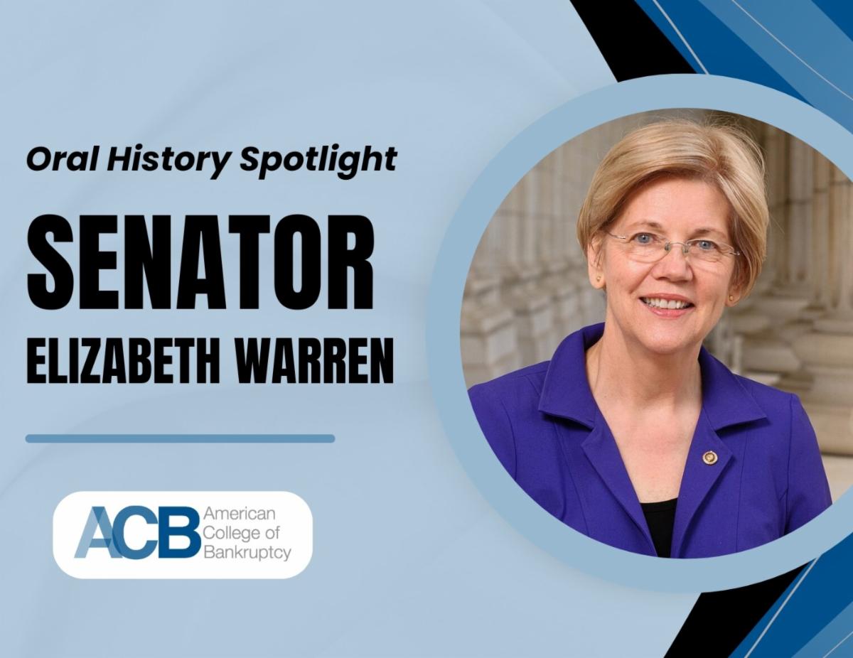 Oral History: Senator Elizabeth Warren