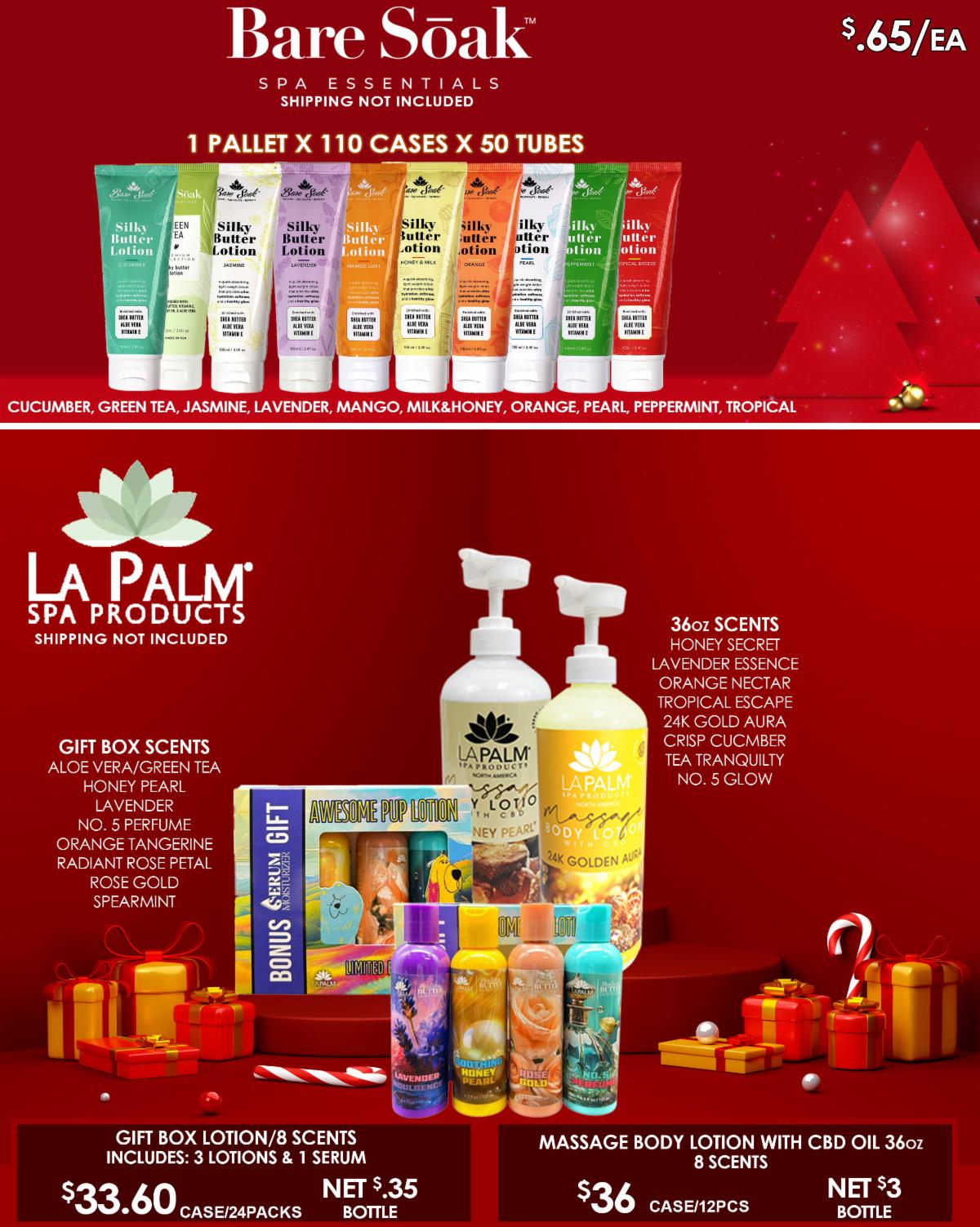 Get Ready for the Holidays: Wholesale Lotions & Gift Sets Available!