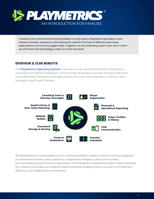 Register and Order Uniform Kits in Playmetrics! ⚽
