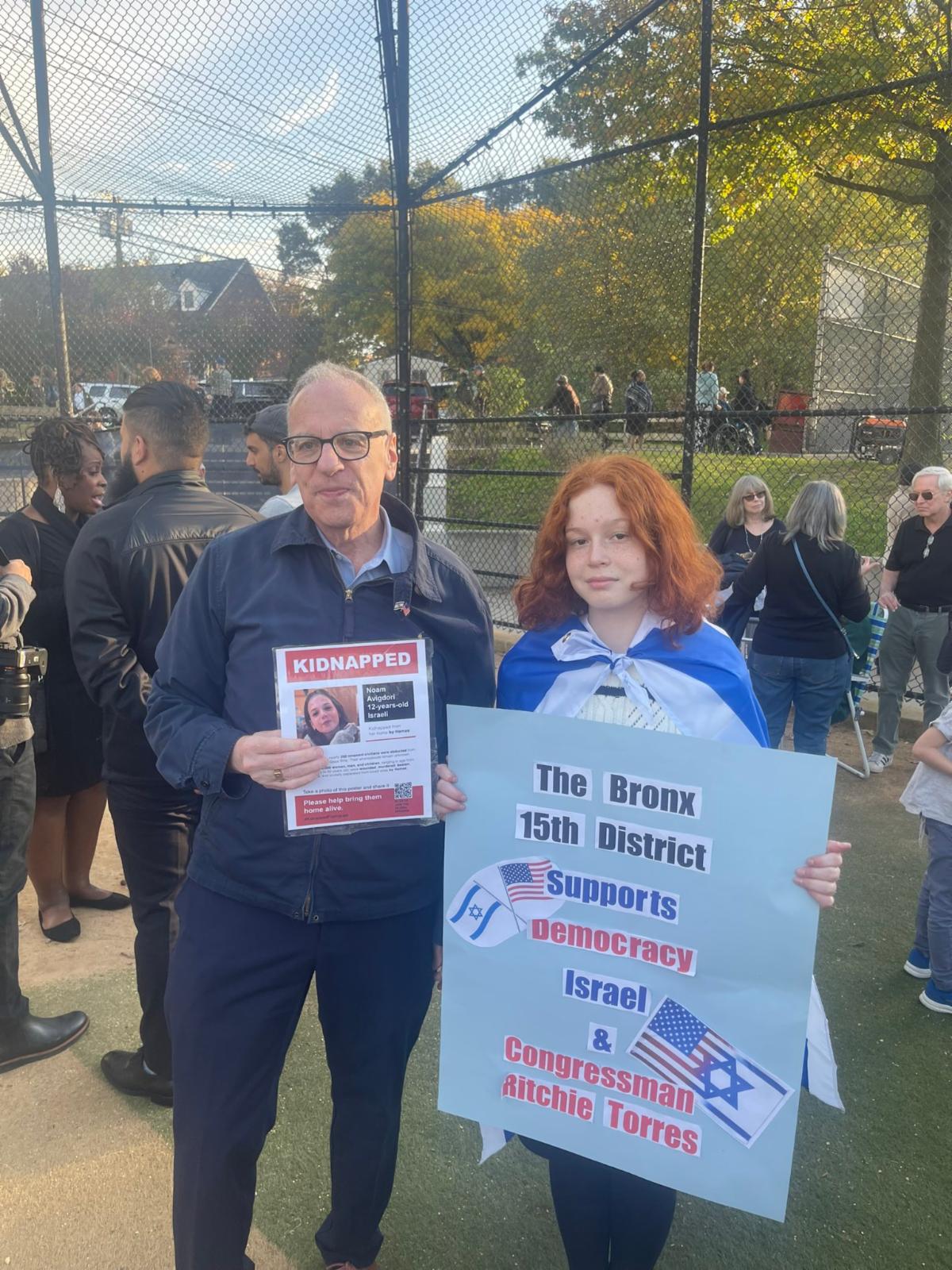 Dinowitz Digest: Pro-Israel Rally at Seton Park, Meeting With Relatives ...