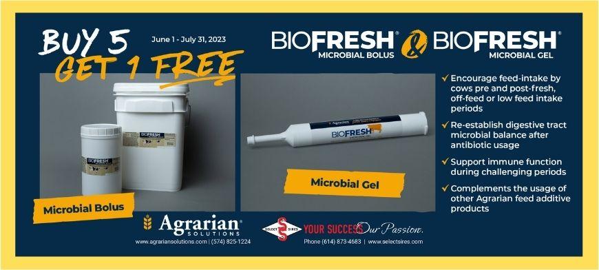Select Sires MidAmerica BioFresh Product Promotions